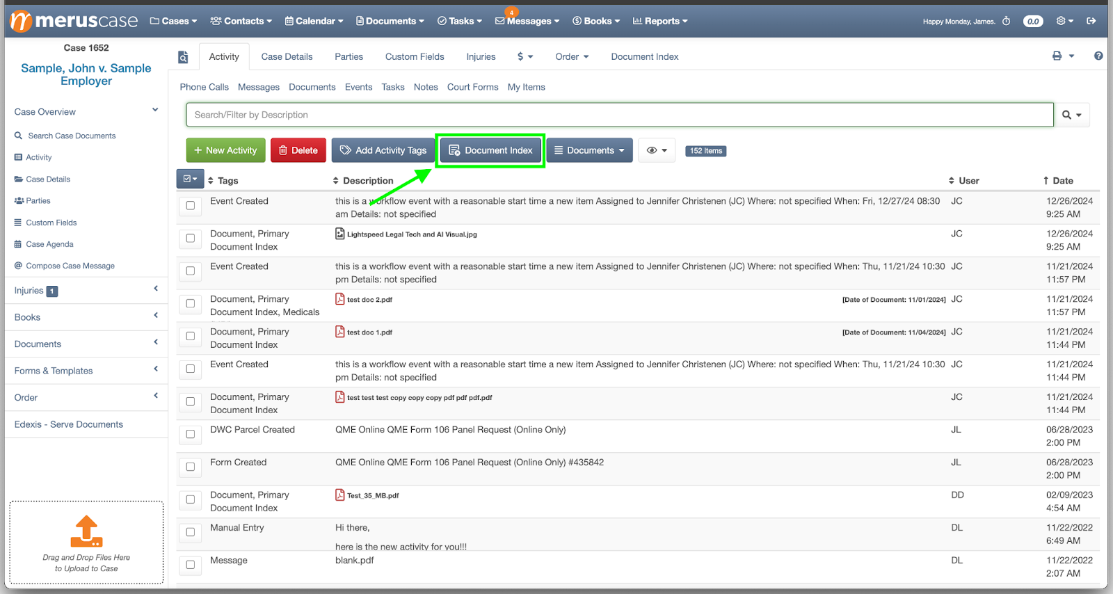 Setting up the Medical Index Feature – MerusCase