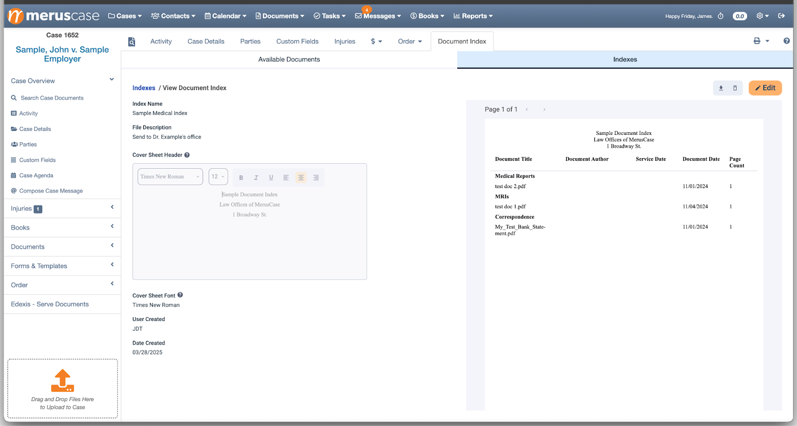 MerusCase Release Notes - August 27, 2025 – MerusCase